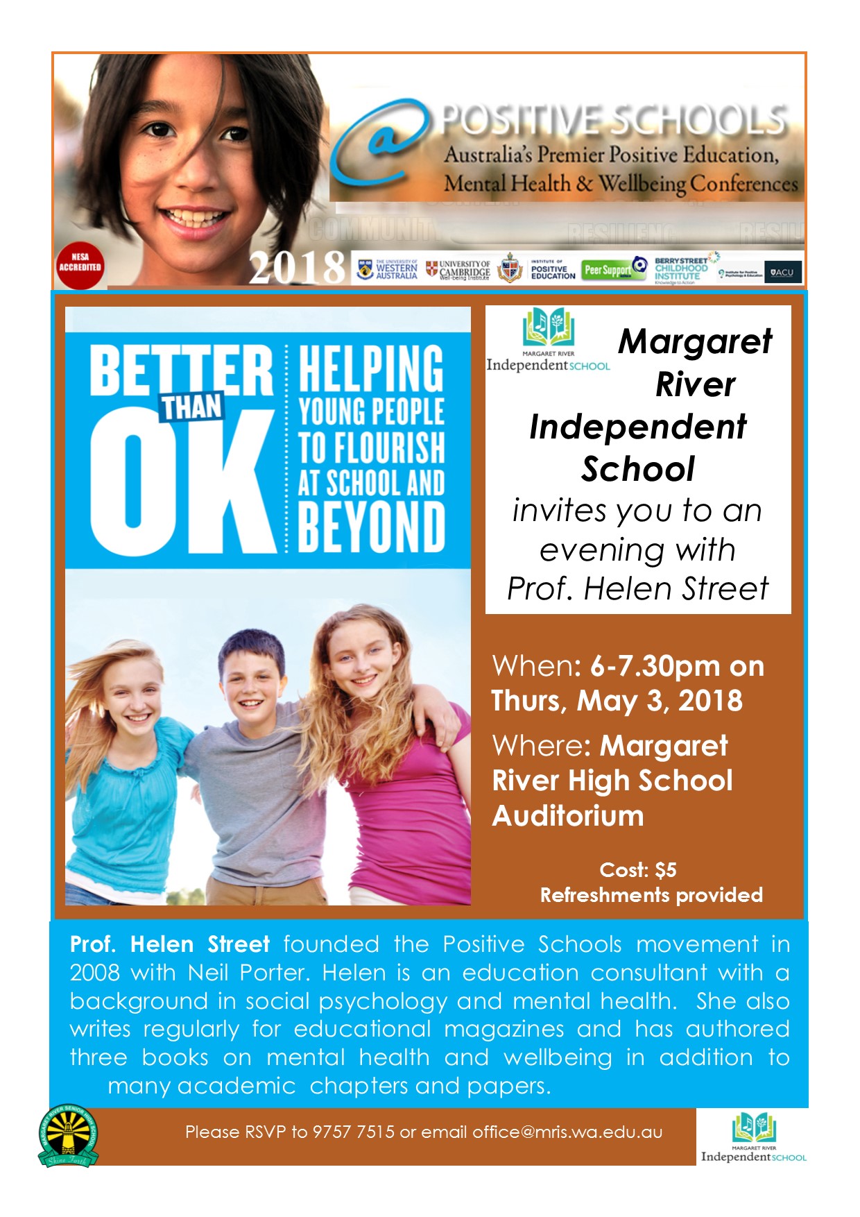 Renowned Educator Hosted By MRIS - Margaret River Independent School